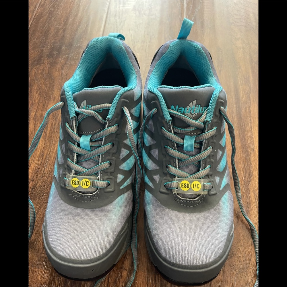 Tiffany Blue And Gray Nautilus Shoe - Gem